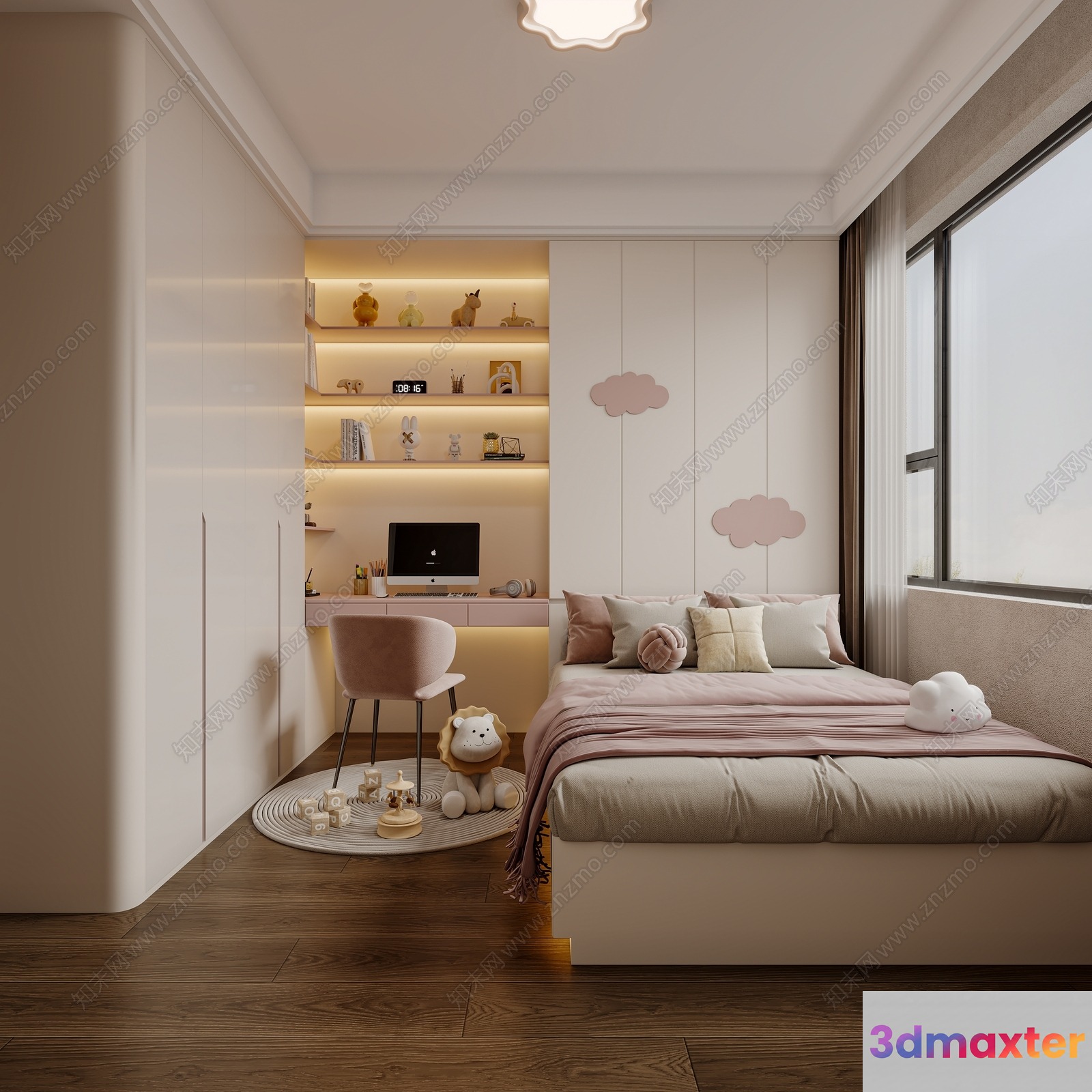 Cozy Bedroom 3D Model - 14522 - CORONA Render - 3DMAXTER